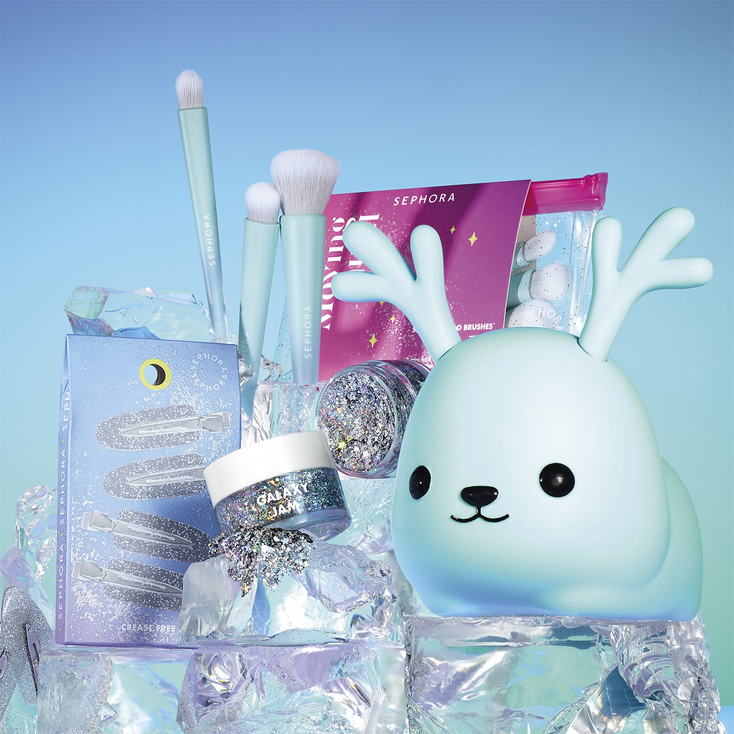 Sephora Collection - Moving Lights - Kit Med 3 Små Borstar