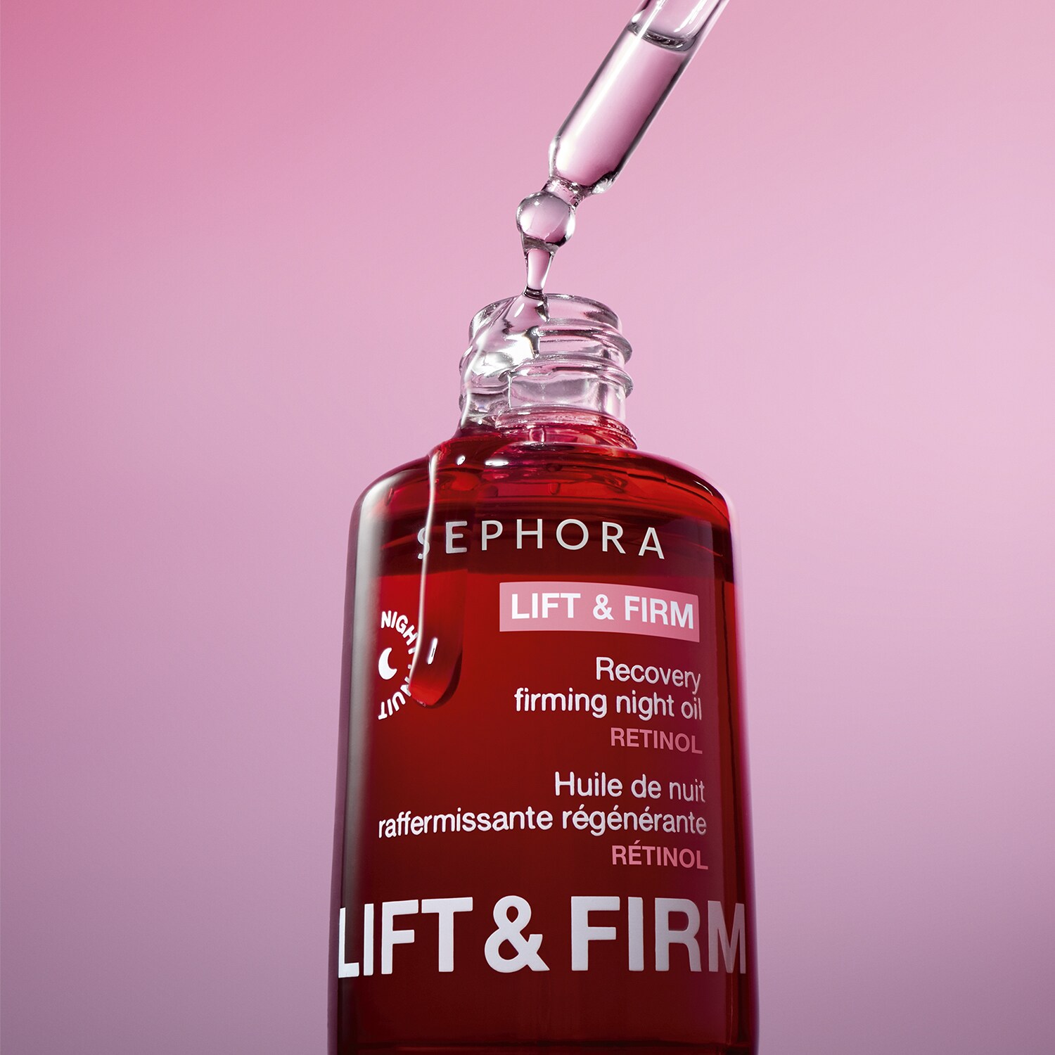 Lift & Firm - Regenerujący olejek ujędrniający na noc i SEPHORA ...