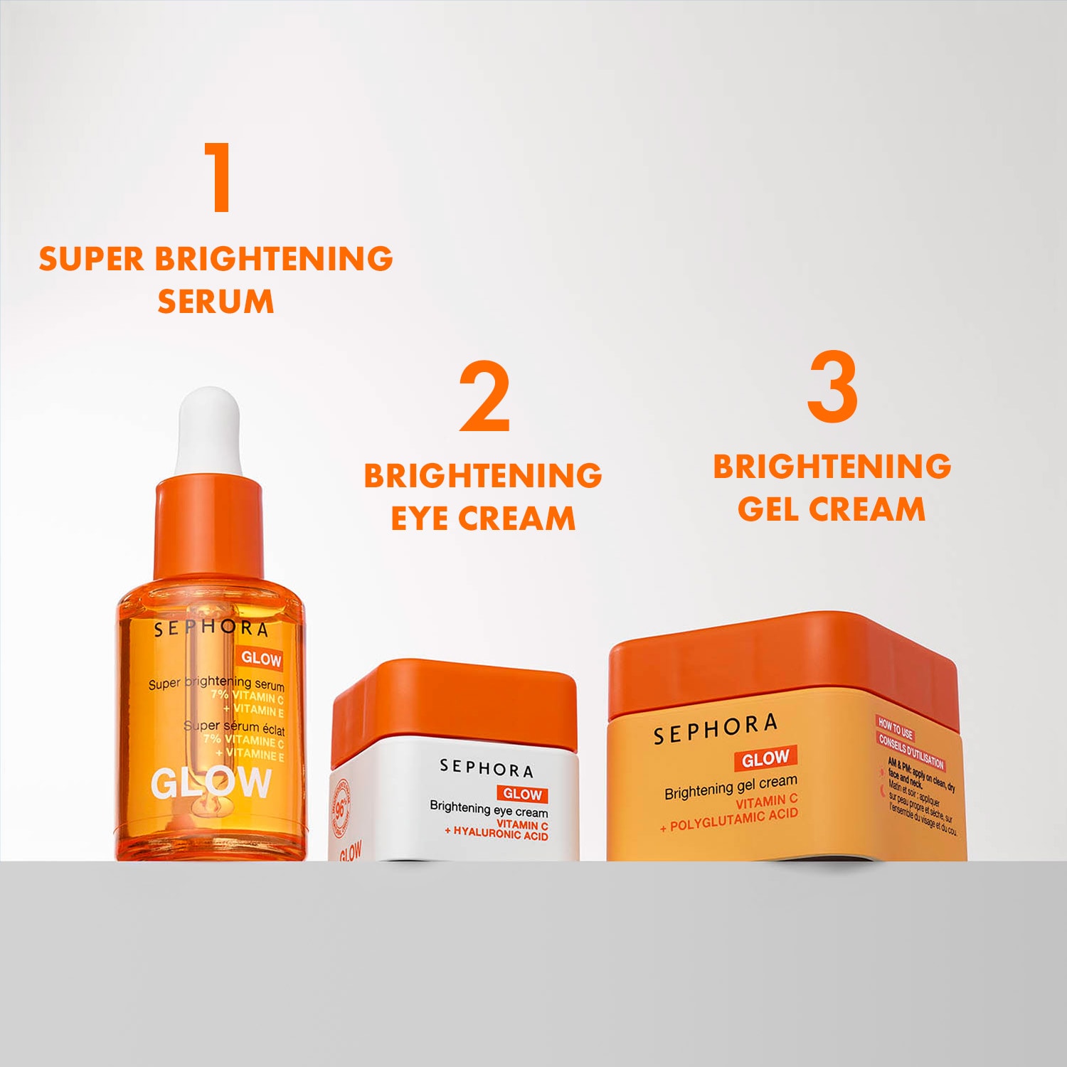 GLOW - Crema In Gel Illuminante Con Vitamina C e Acido Poliglutammico ...