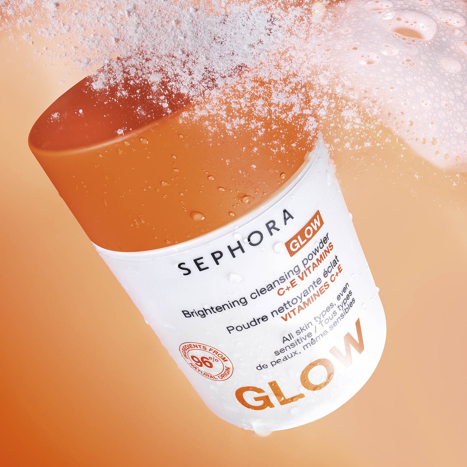 Sephora Collection - Glow - Lystergivande Rengöringspuder Med Vitamin C+e