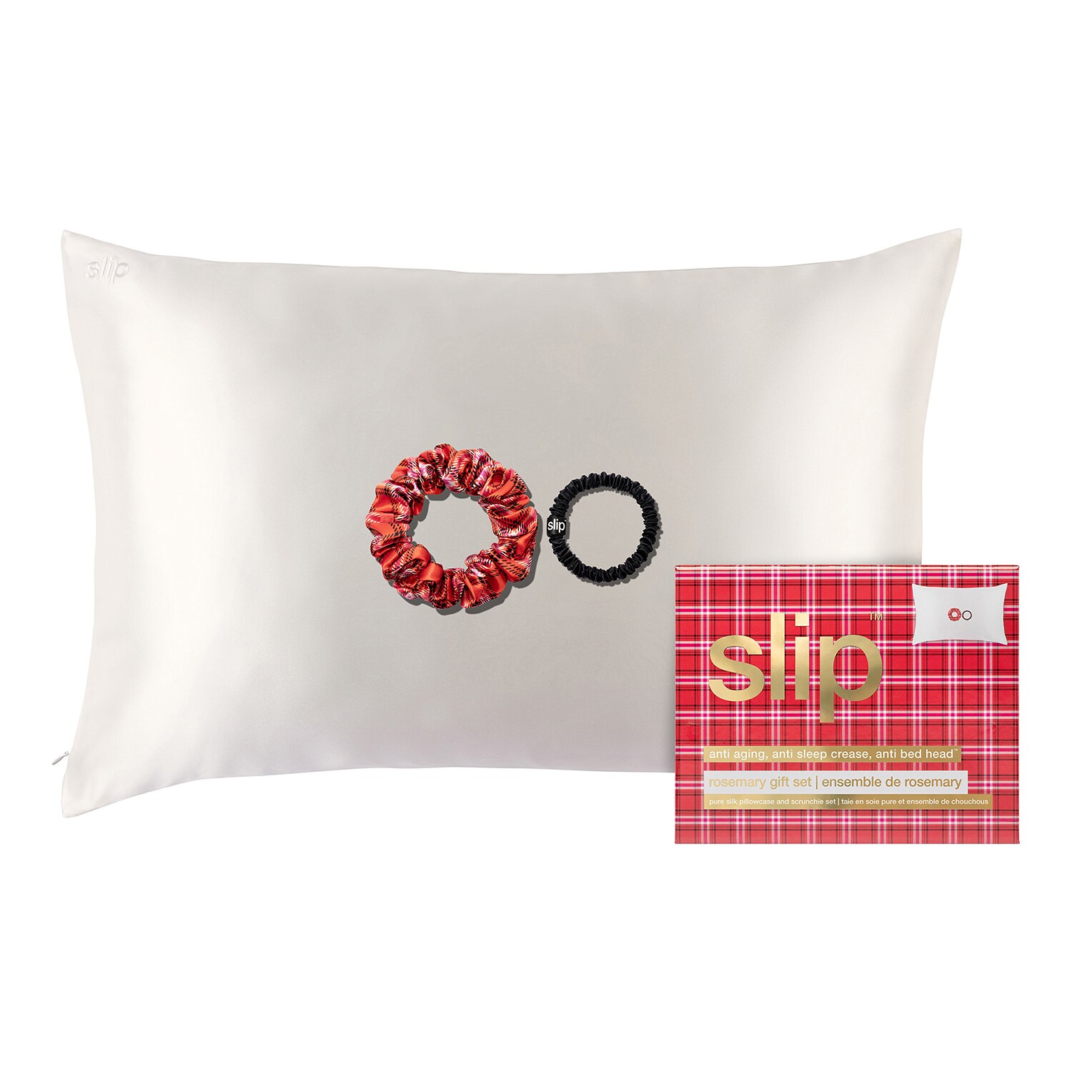 Coffret Queen Rosemary – Chouchous et taie pure soie de SLIP ≡ SEPHORA