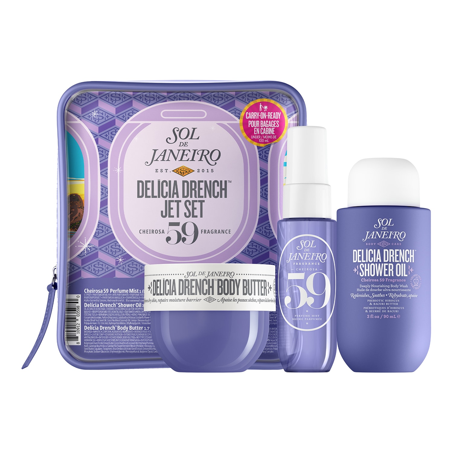 Delicia Drench™ Jet Set - Vücut seti SOL DE JANEIRO ≡ SEPHORA