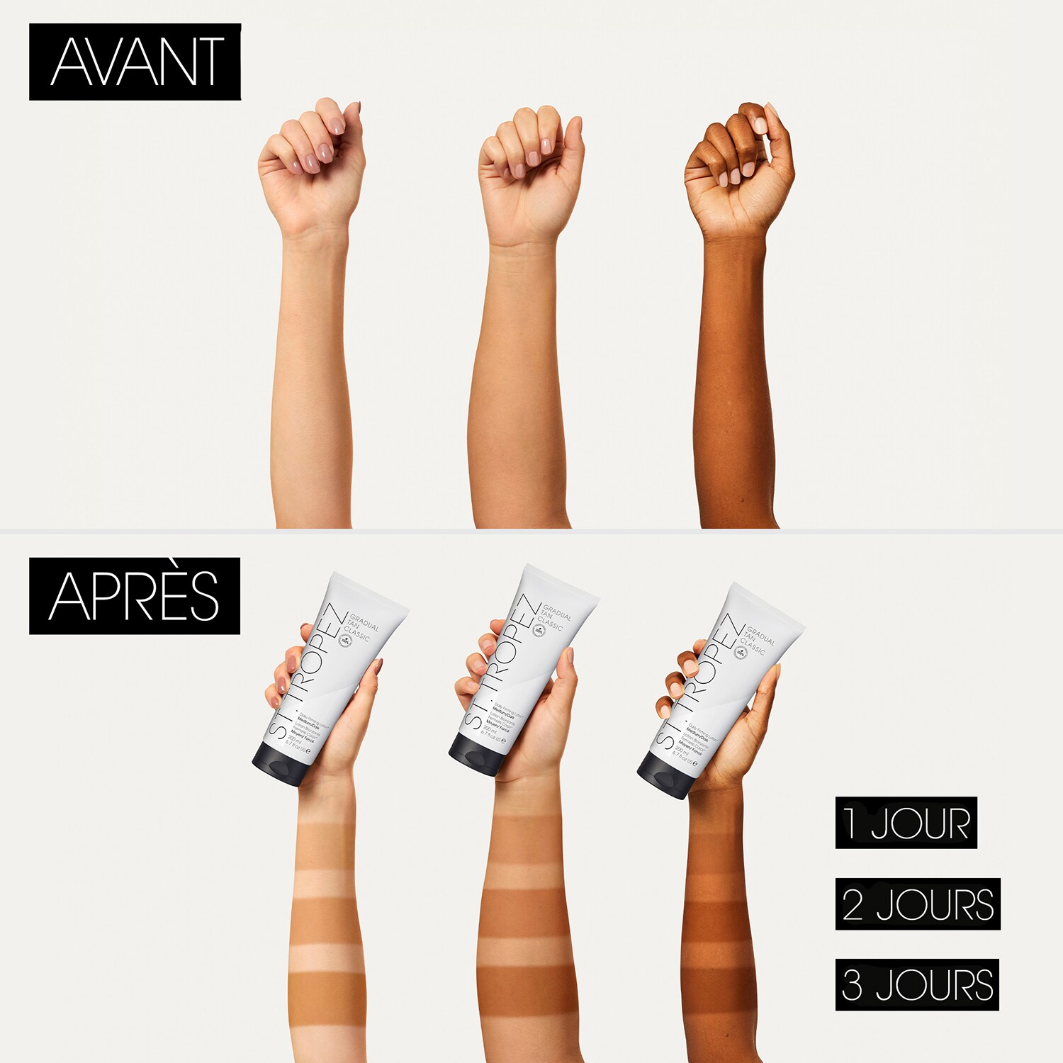 Gradual Tan Classic - Lotion Bronzante Fermeté Corps Medium/Dark de ST ...