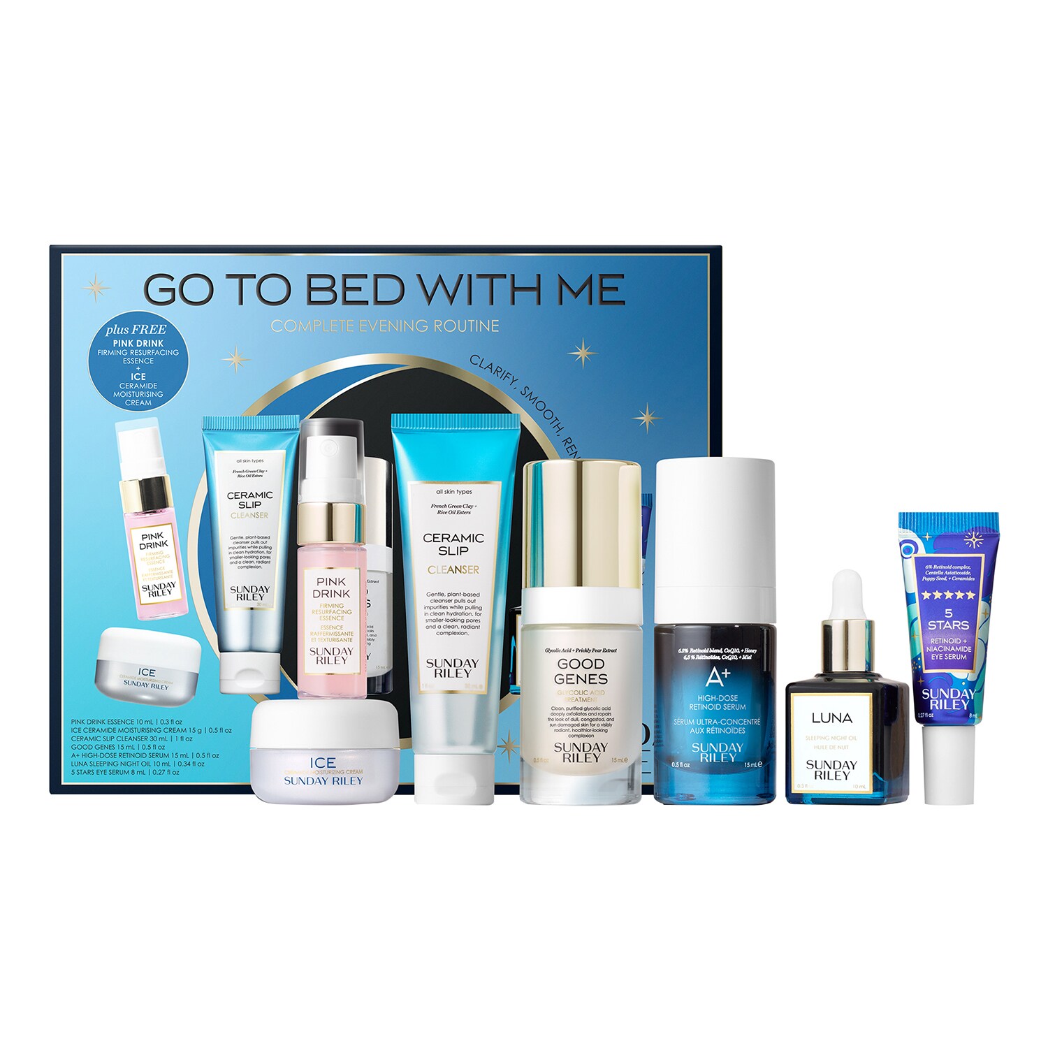 Sunday Riley - Go To Bed With Me - Skincare Set