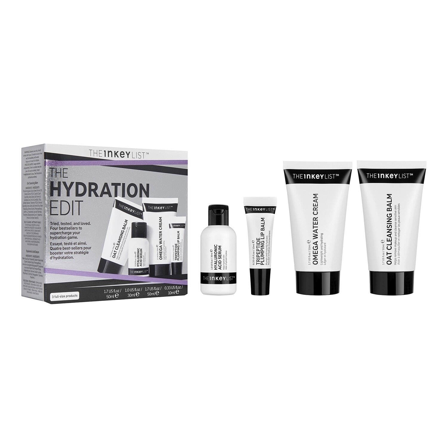 Hydration Edit Quad - Coffret Soin Hydration de THE INKEY LIST ≡ SEPHORA