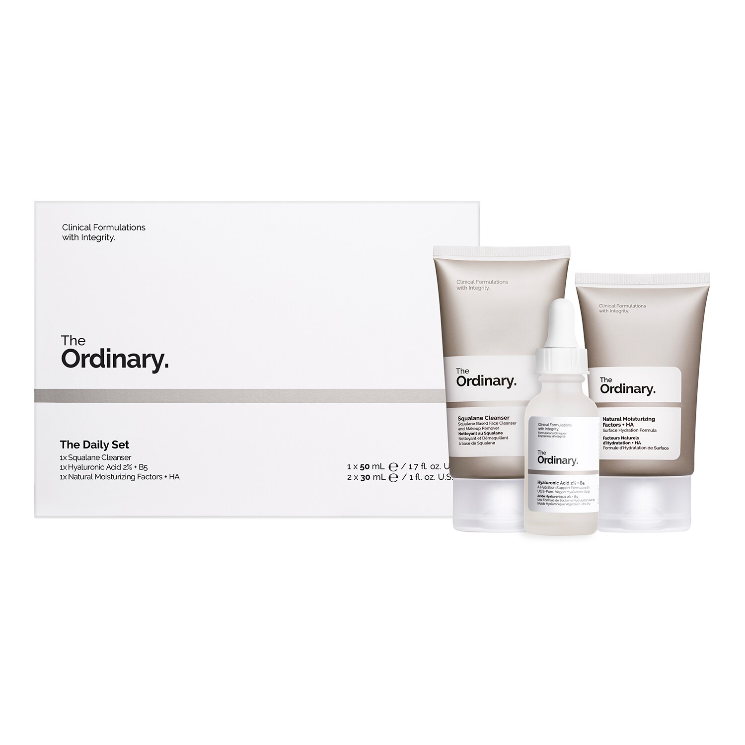 Le Set Quotidien - Coffret soin visage de THE ORDINARY ≡ SEPHORA