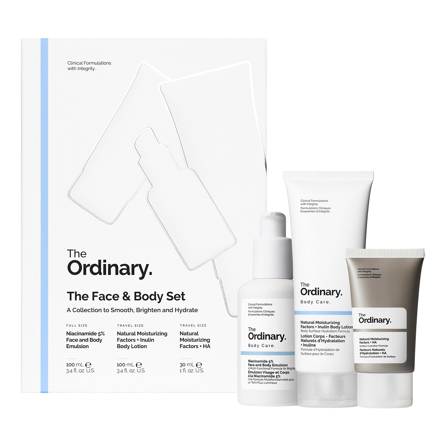 The Ordinary - The Face & Body Set - Hudvårdskit För Ansikte Och Kropp