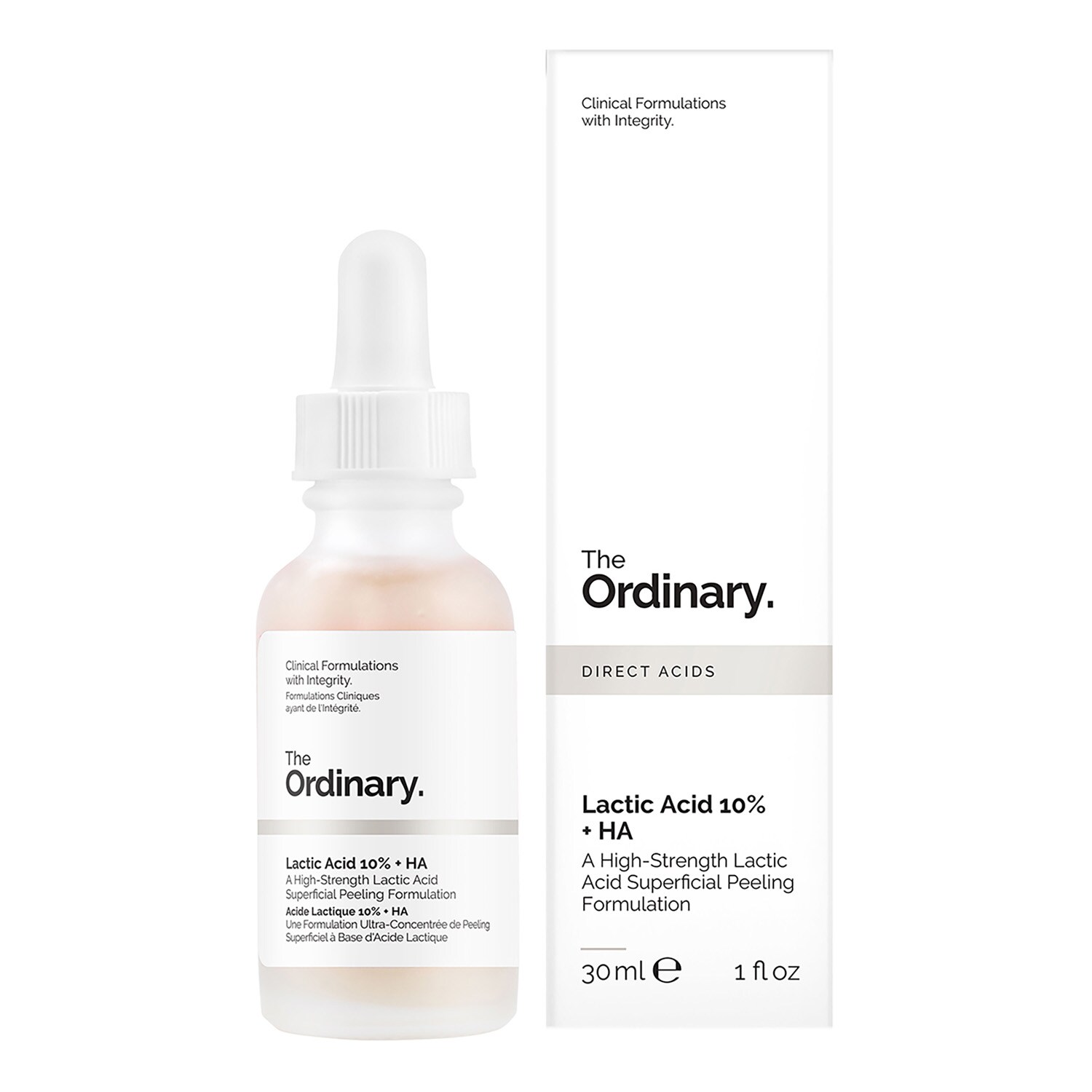 Lactic Acid 10% + HA - Serum exfoliant pentru fata The Ordinary ≡ SEPHORA