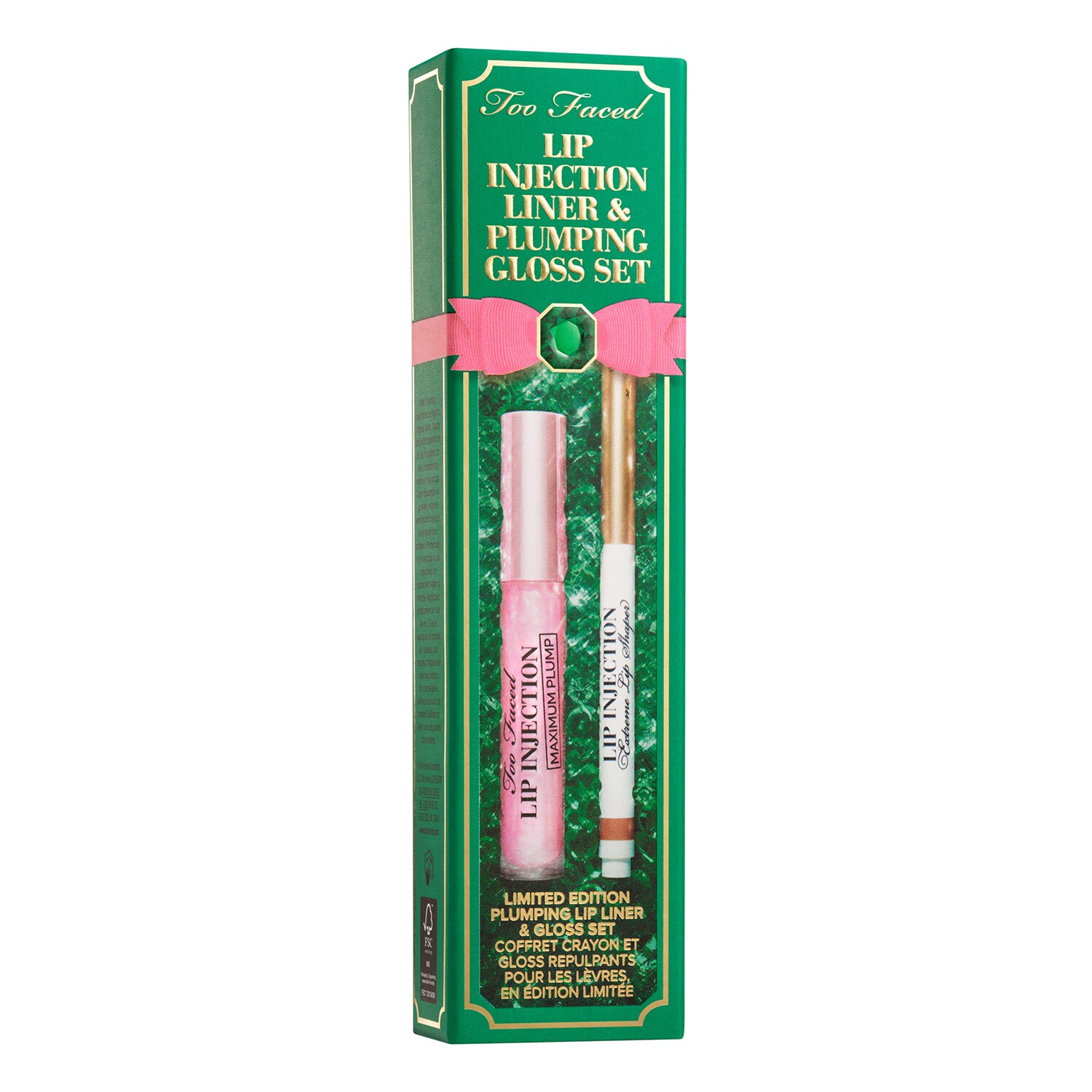 Too Faced - Lip Injection Liner & Plumping Gloss - Sminkset
