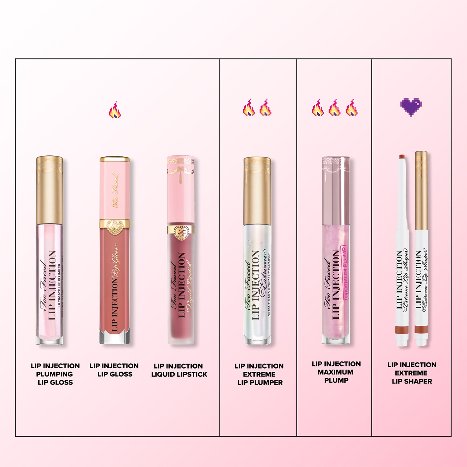 TOO FACED Lip Injection Plumping Lip Gloss - Gloss volumizzante ≡ SEPHORA