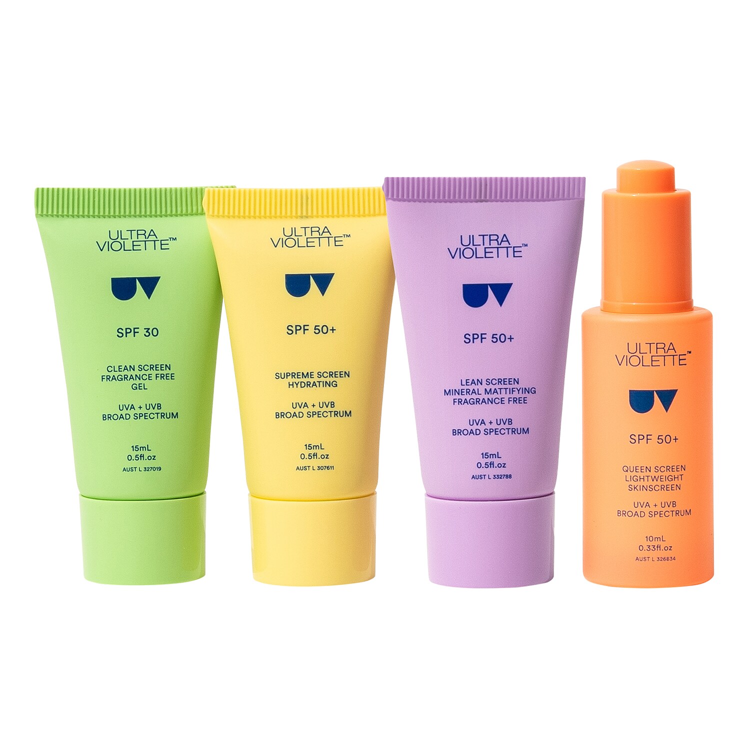 Collection of Mini Sun Creams - Set creme solare Ultra Violette ≡ SEPHORA