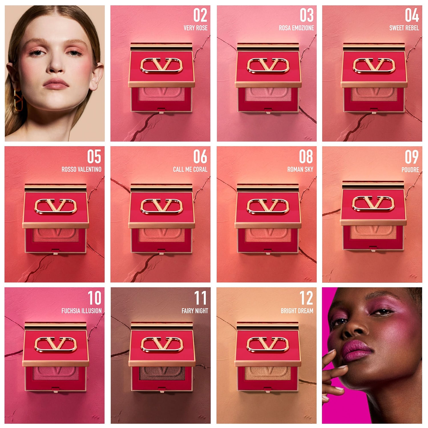 Eye2Cheek - Dual-use blush & eyeshadow powder VALENTINO MAKE UP ≡ SEPHORA