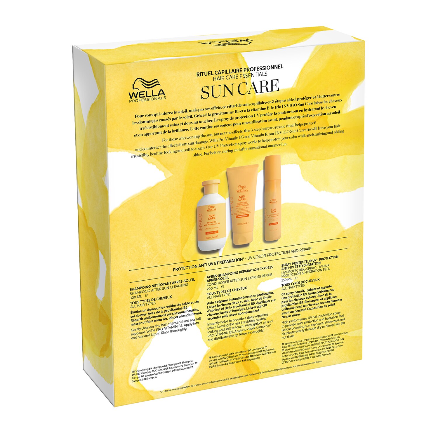 Coffret Invigo Sun - Rituel cheveux protection solaire de WELLA ...