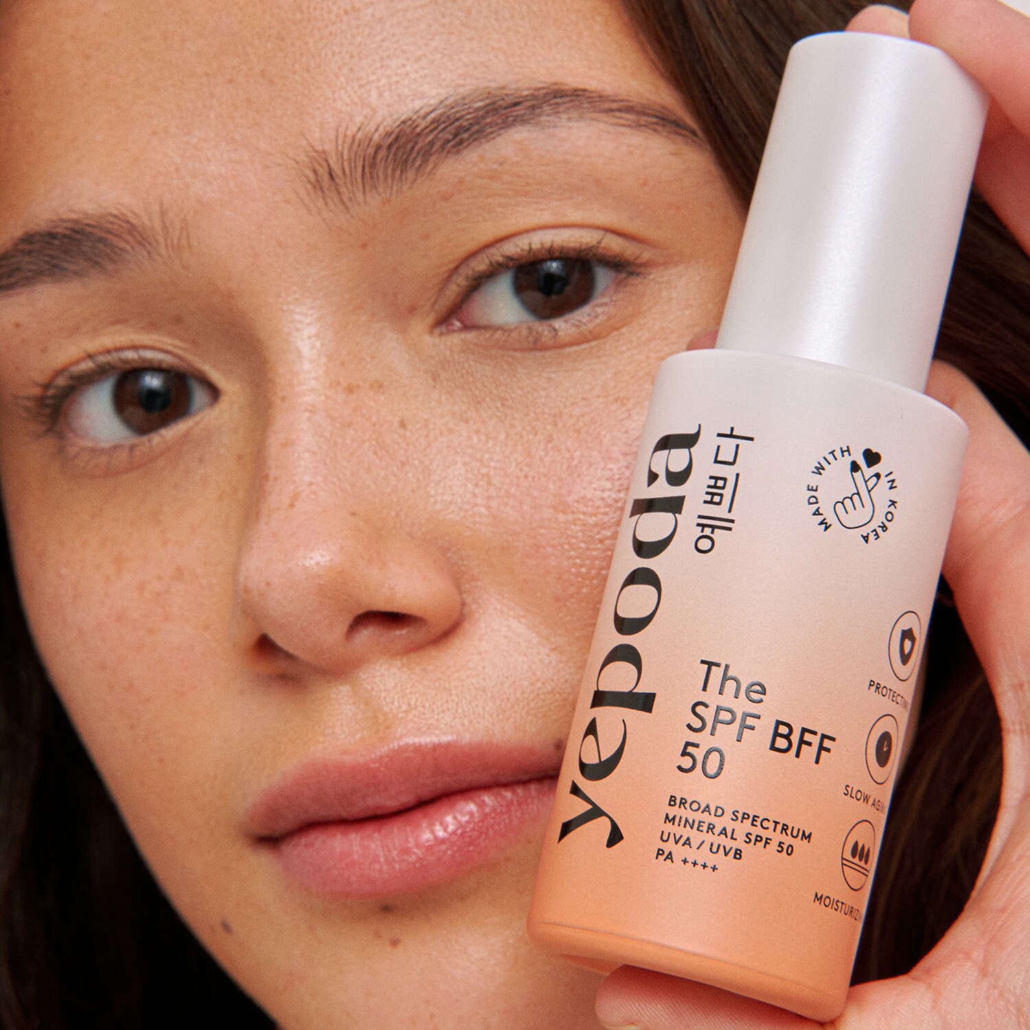 Yepoda - The Spf Bff (50) - Uva/uvb Tonad Mineralisk Solskyddskräm Spf ...