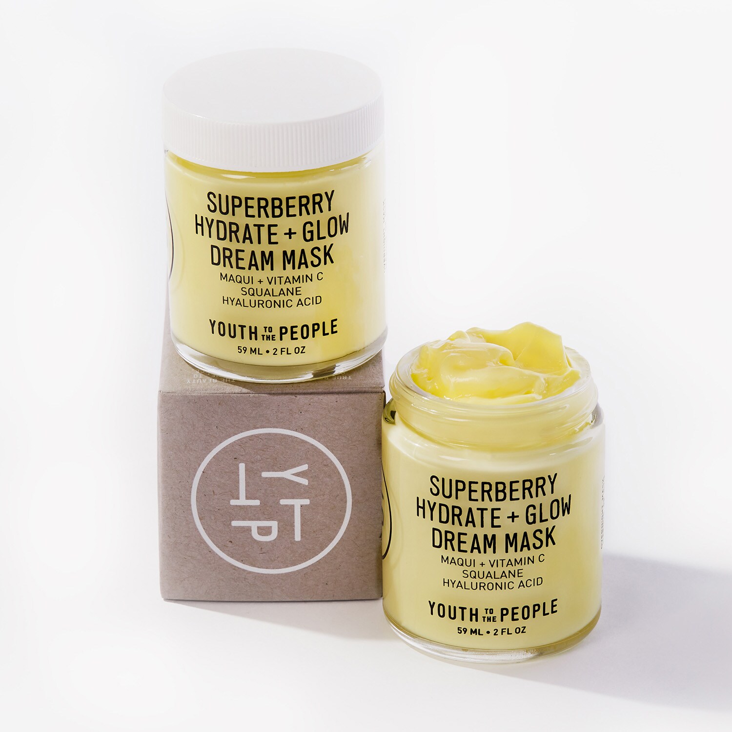 Superberry Hydrate + Glow Dream Mask - Maschera da notte di YOUTH TO ...