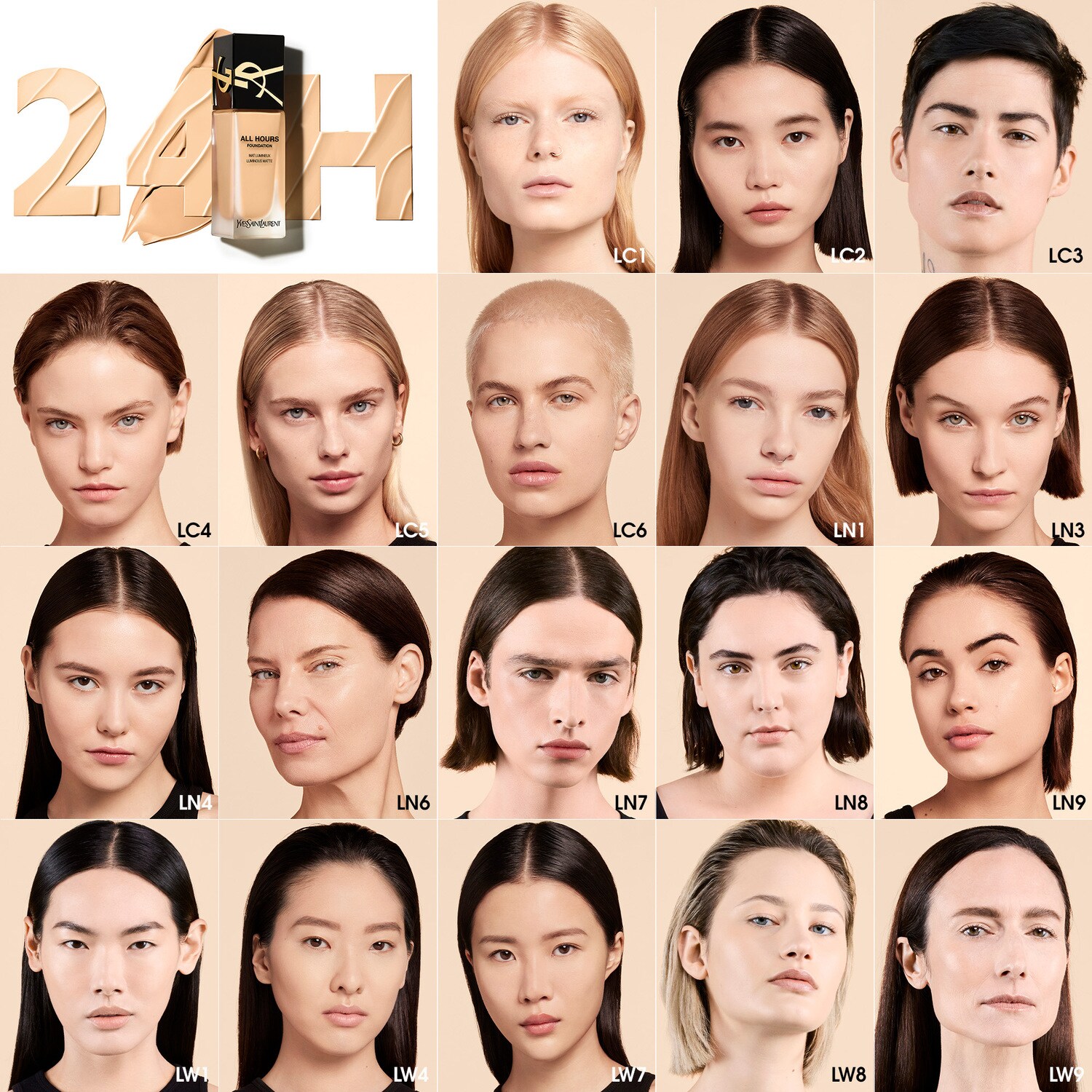 All Hours - Fond de Teint Mat Lumineux 24h* Haute Couvrance de YVES ...