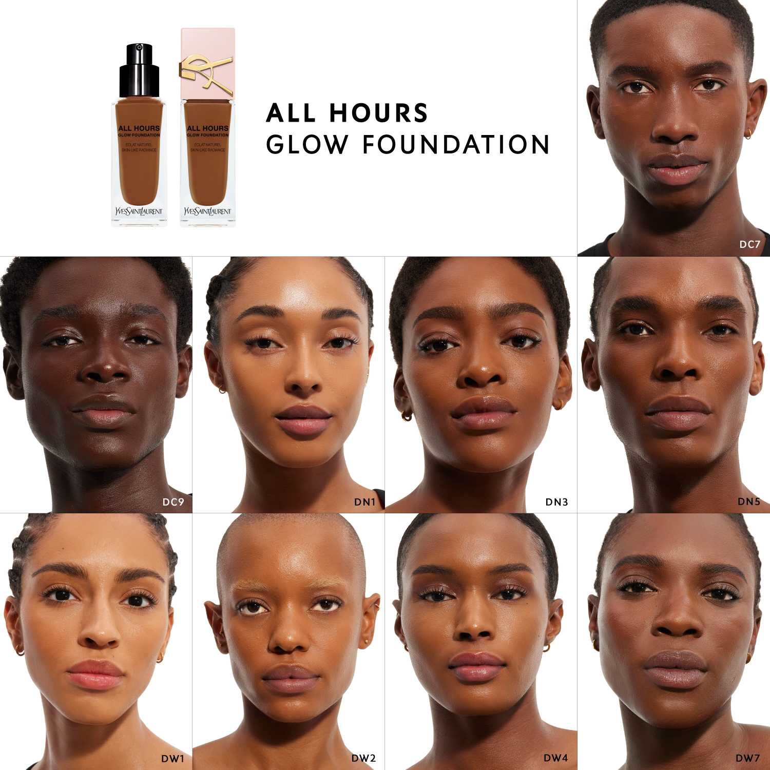 All Hours Glow Foundation - Fondotinta dal finish luminoso di YVES SAINT LAURENT ≡ SEPHORA