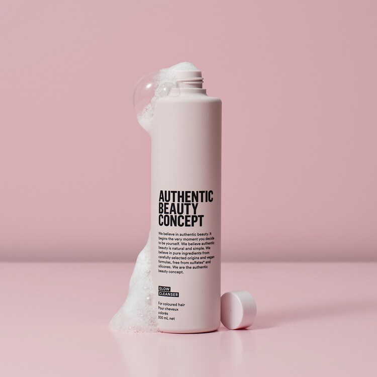 Glow Cleanser - Champô de banho suave que preserva a cor do cabelo ...
