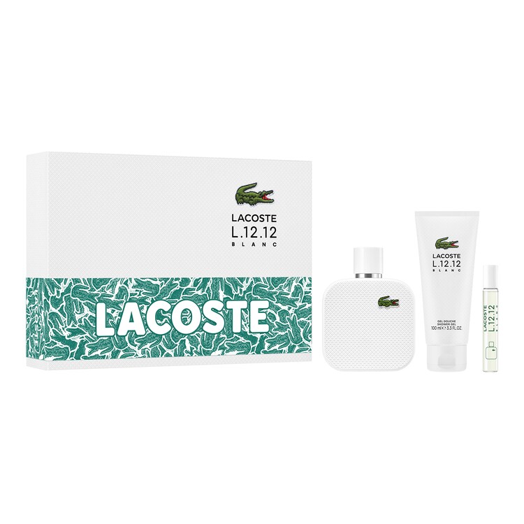 Lacoste L.12.12 Blanc Eau de Toilette - Coffret Parfum et Gel Douche ...