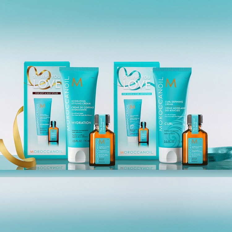Set \Stylers You Love\ - Pentru parul cret si ondulat | Moroccanoil ≡ ...
