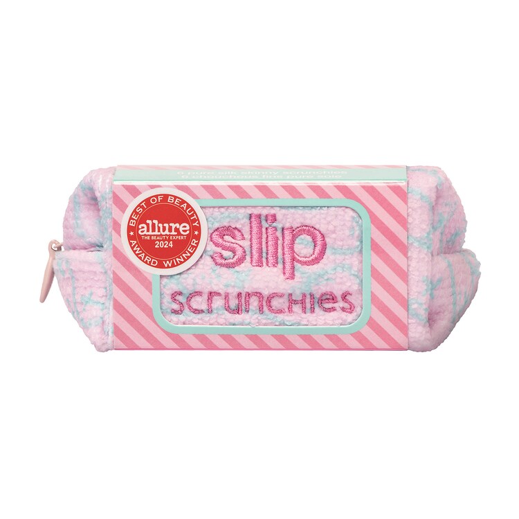 elastice de par skinny, din matase pura, saculet gratuit - 6 bucati ...